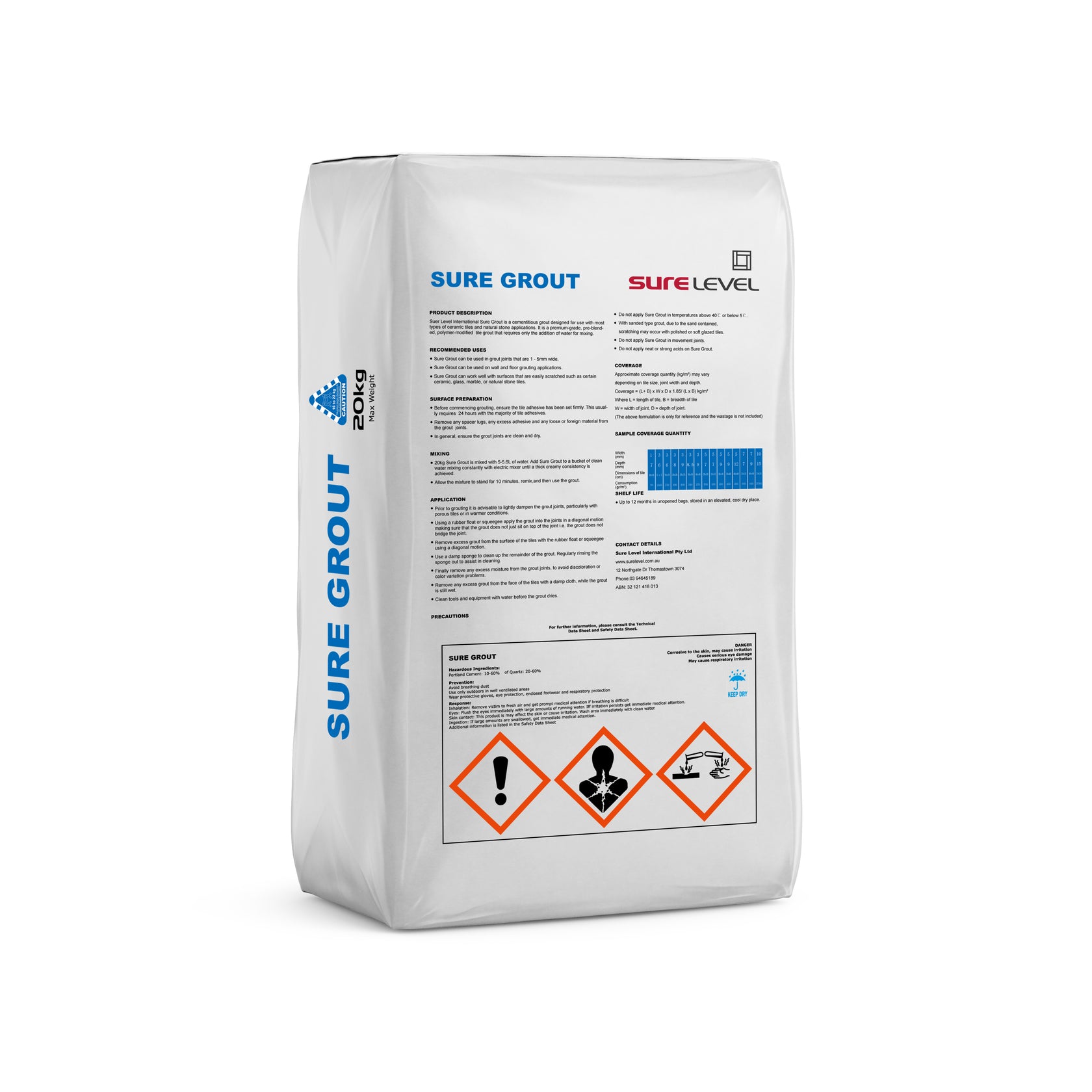 Sure Grout - Premium Tile & Stone Grout - SureLevel International