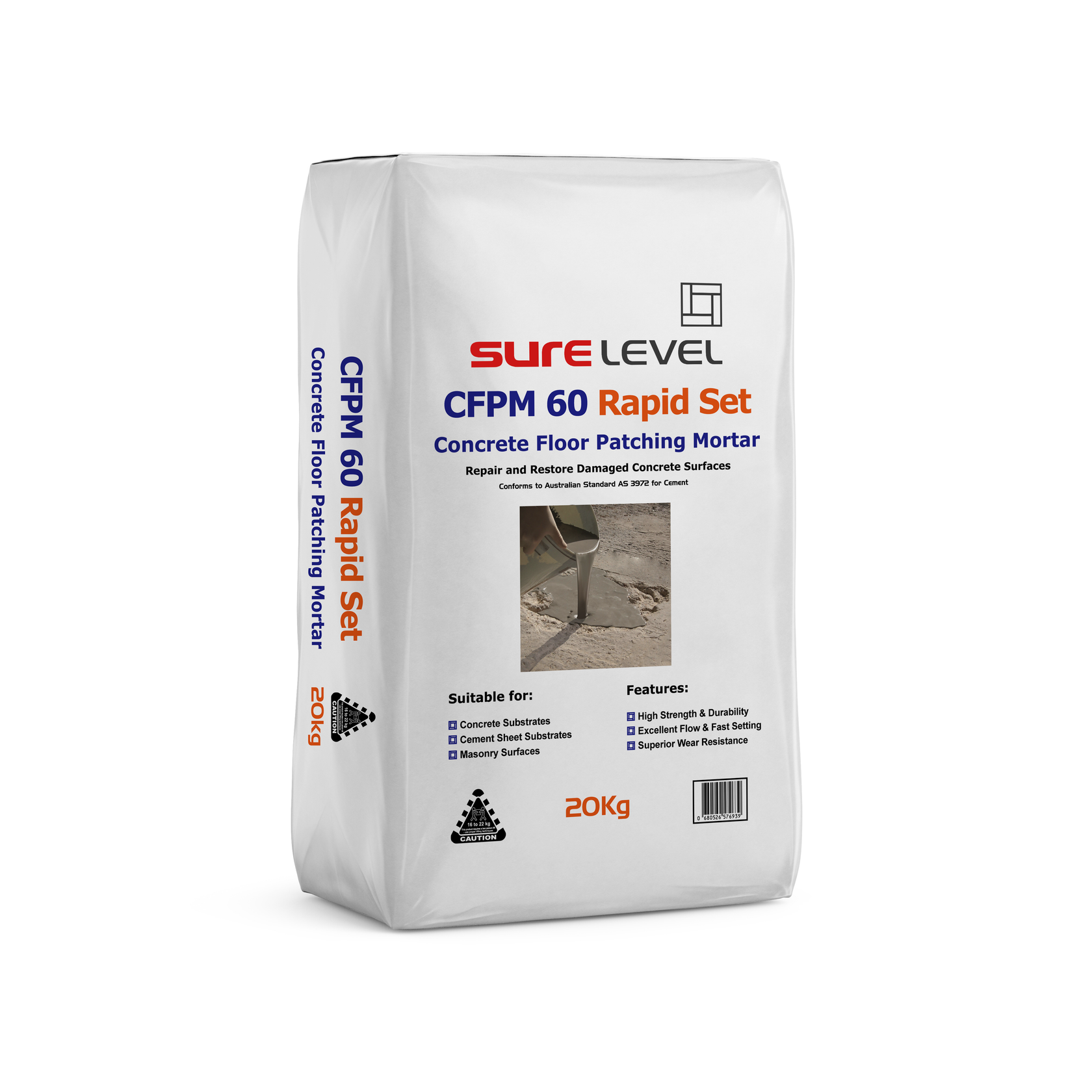 CFPM 60 Rapid Set Mortar - 20kg – SureLevel International
